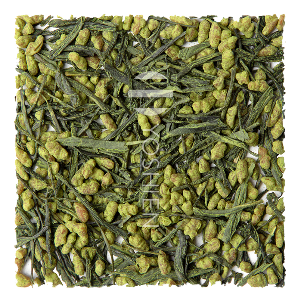 Genmaicha Set: Super Premium Honyama Sencha + Organic Matcha. 2x100g