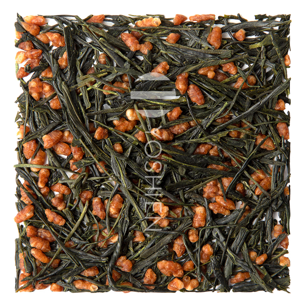 Genmaicha Set: Super Premium Honyama Sencha + Organic Matcha. 2x100g