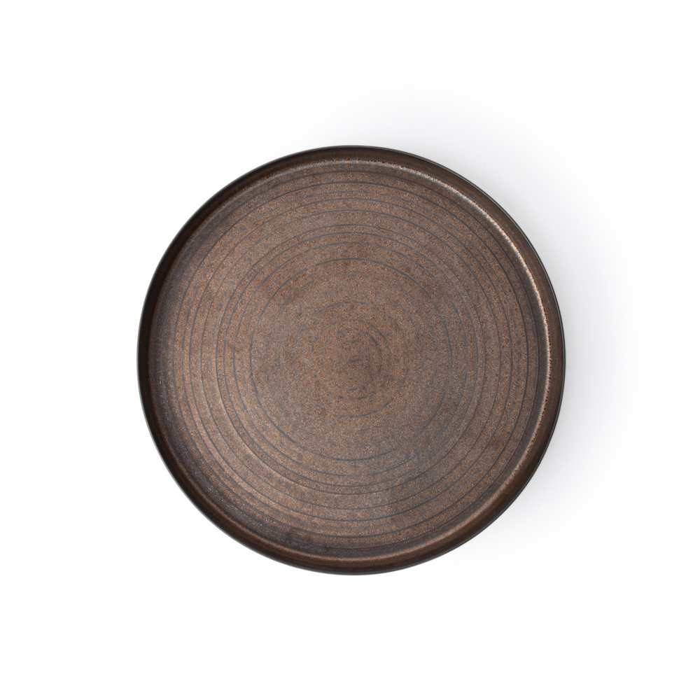 Chinese Tea Boat, Jingdezhen porcelain, metal glaze 20cm